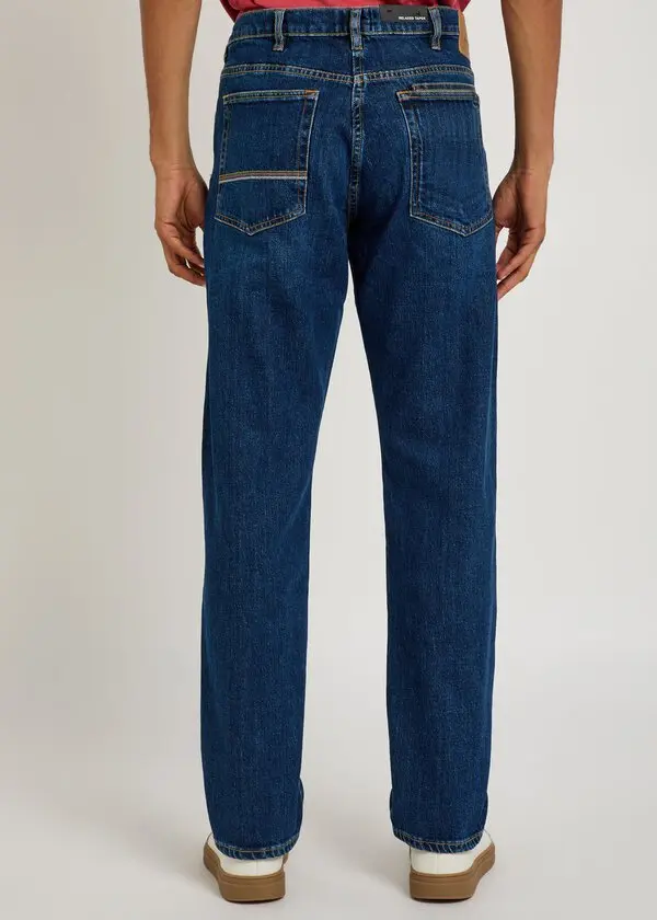 Paul Smith Relaxed Tapered-leg Denim Jeans