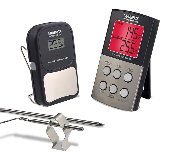 MAVERICK Long Range Remote Barbeque Thermometer, Dual Probe - One-color