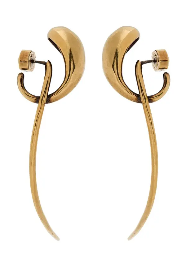 Khaite Cyclone Antique 18kt -plated Drop Earrings - Gold