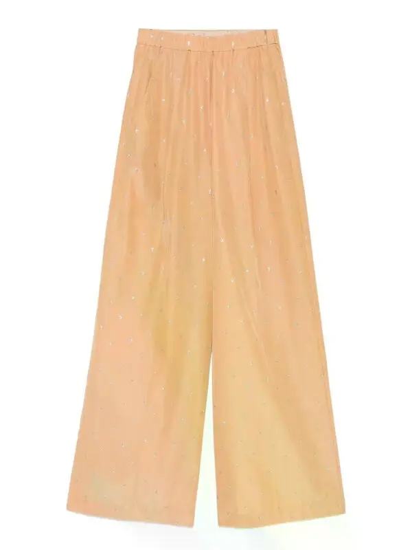 FORTE_FORTE Glitter-detailed Palazzo Pants