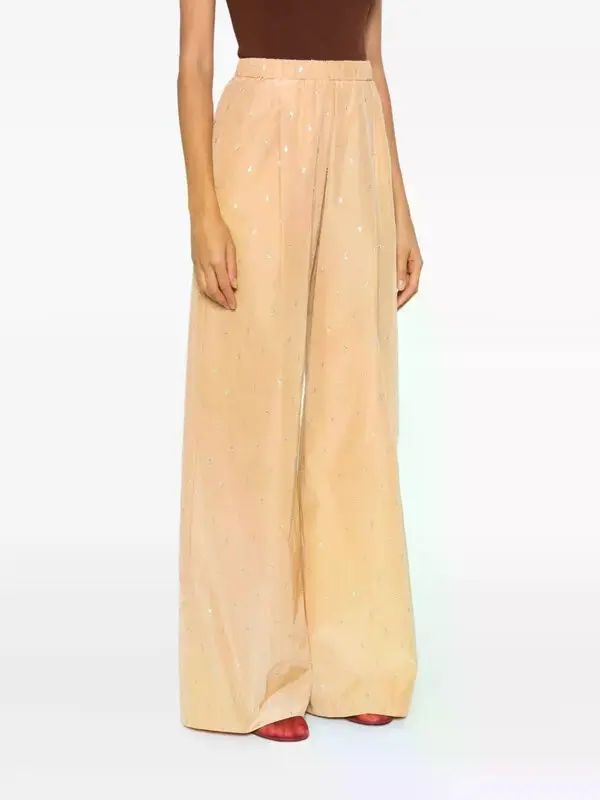 FORTE_FORTE Glitter-detailed Palazzo Pants
