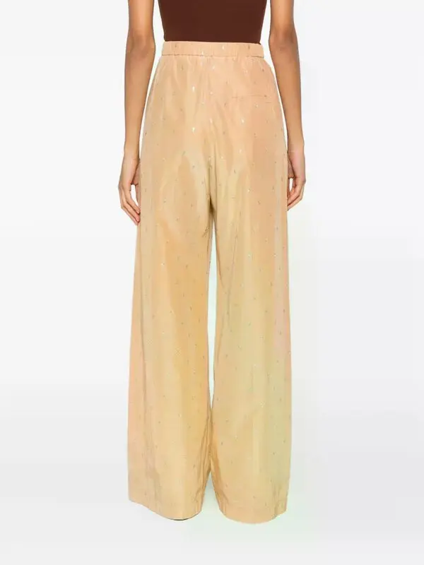 FORTE_FORTE Glitter-detailed Palazzo Pants