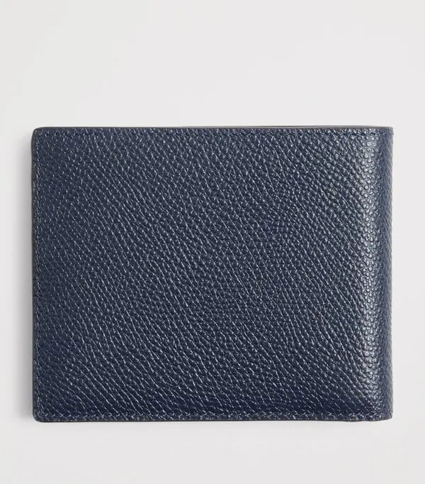 Valentino Garavani Leather Vlogo Signature Bifold Wallet - Blue