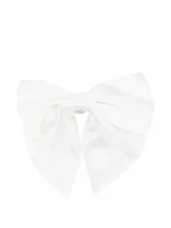 Maje Bow Hair Clip - White