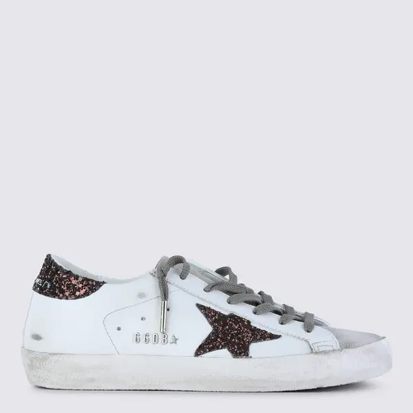 Golden Goose Super Star Sneakers - Milk/dove/brown