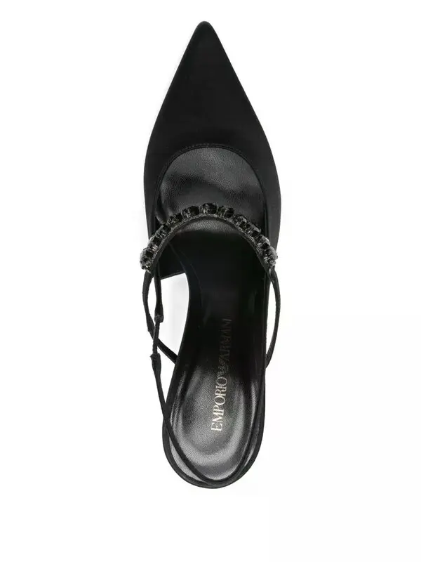 Emporio Armani Heeled Embellished Pumps