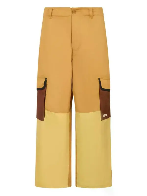 Marni Colour-block Cargo Pants - Yellow