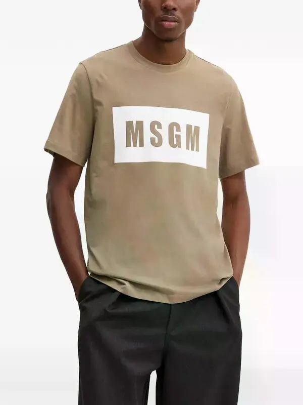 MSGM Logo-print T-shirt