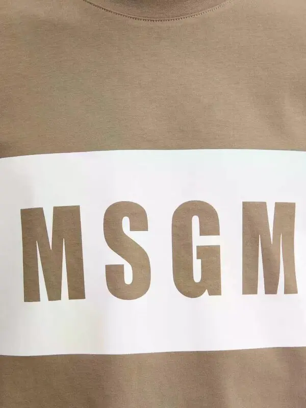 MSGM Logo-print T-shirt