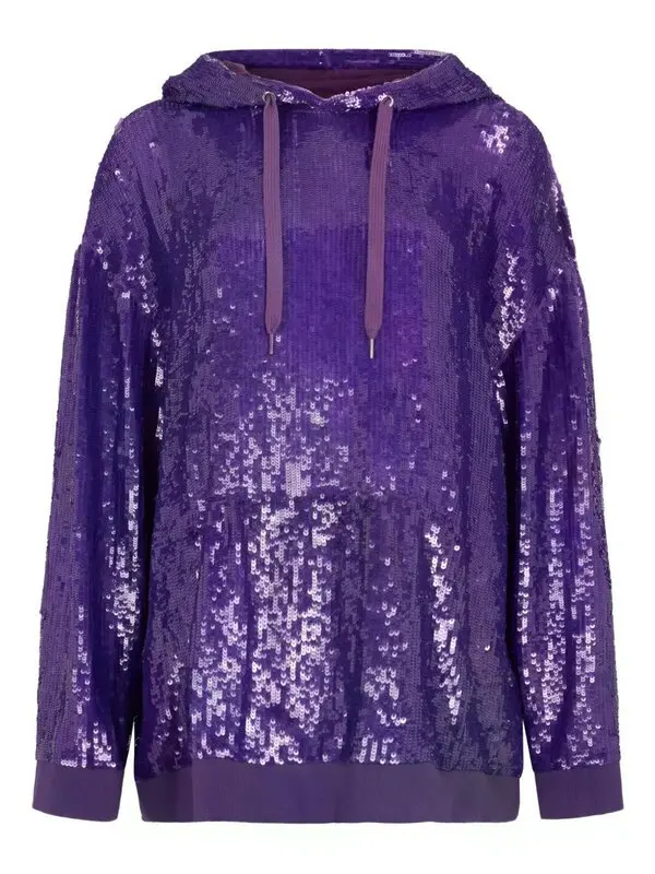 Valentino Garavani Sequin Hoodie - Purple