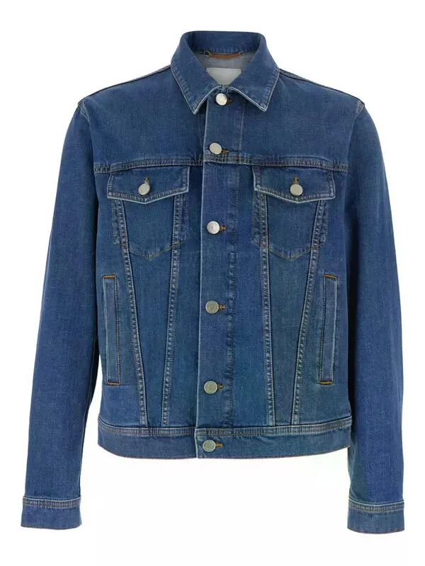 Jacob Cohen Button Jacket - Blue