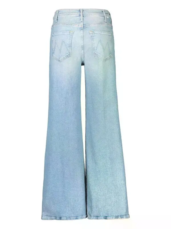 MOTHER Hustler Roller Sneak Jeans - Blue
