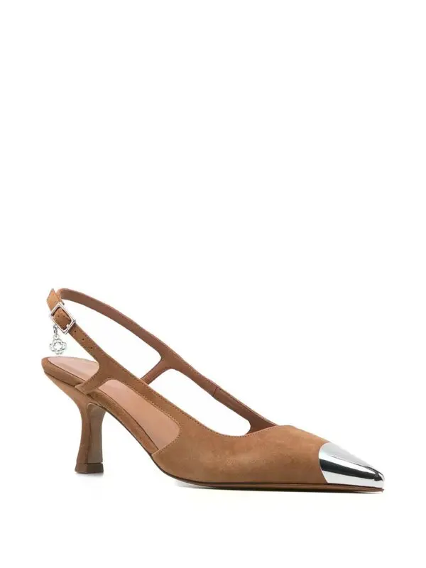 Maje Suede Pumps - Brown