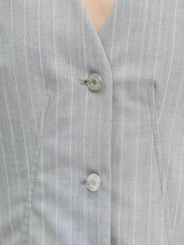 Moschino Pinstripe Button-fastening Waistcoat