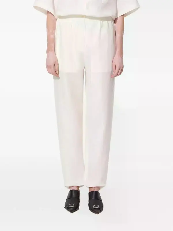 PANGAIA Elastic-waist Trousers