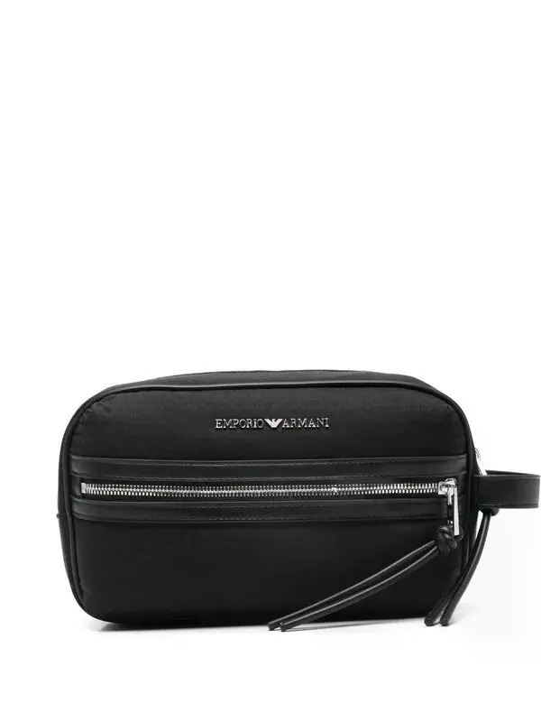Emporio Armani Zip Pouch - Black