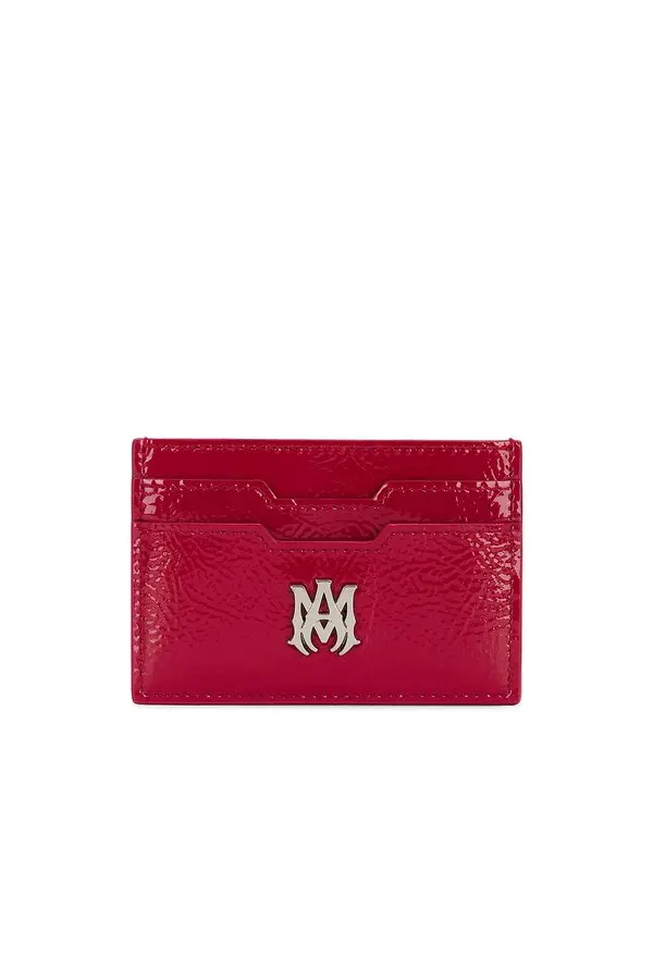Amiri Ma Card Holder - Red Rose