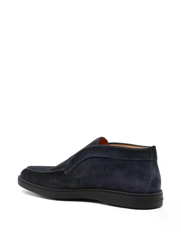Santoni Suede Desert Boots - Blue