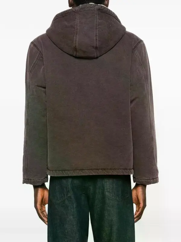 Carhartt Work In Progress Mitch Zipped Hooded Jacket - Brown