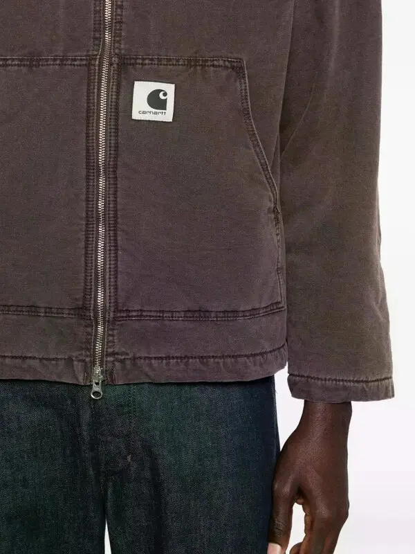 Carhartt Work In Progress Mitch Zipped Hooded Jacket - Brown