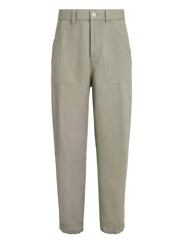 Brunello Cucinelli Patch-pockets Trousers - Green