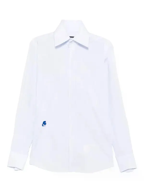 Karl Lagerfeld Logo-embroidered Shirt - White