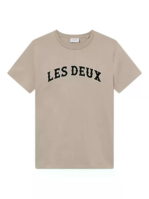 LES DEUX Crew-neck T-shirt - Neutrals