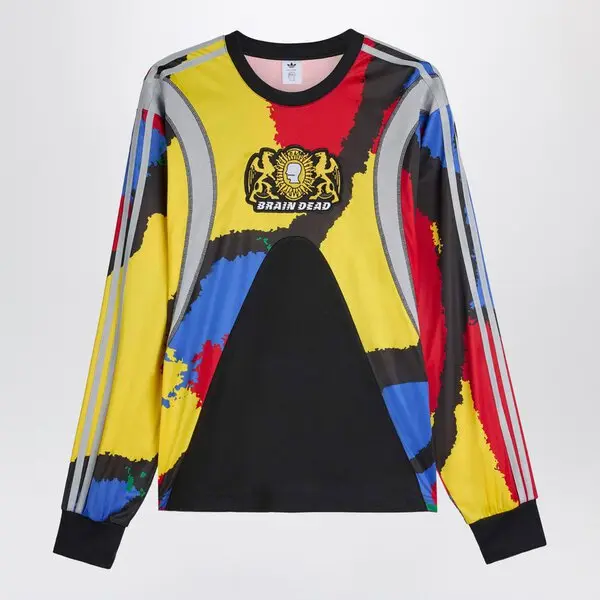ADIDAS ORIGINALS X BRAIN DEAD Eqt Yellow Jersey With Logo Patch