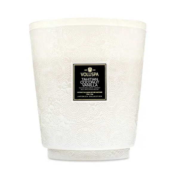 Voluspa Tahitian Coconut Vanilla 5 Wick Hearth Candle - No Color