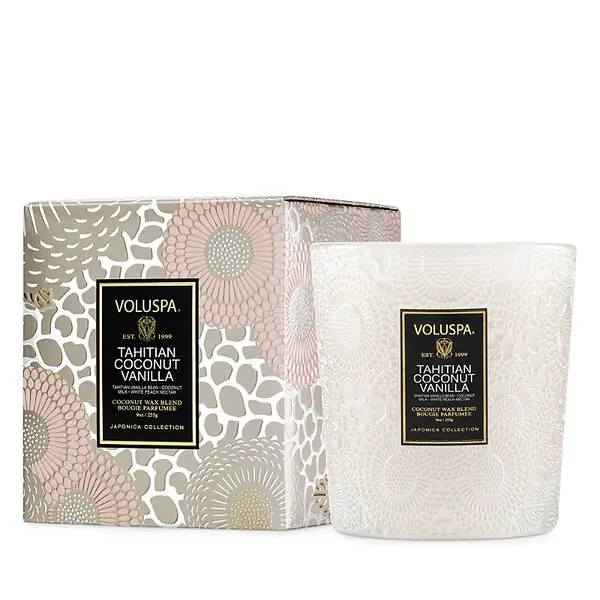 Voluspa Tahitian Coconut Vanilla Classic Candle - No Color