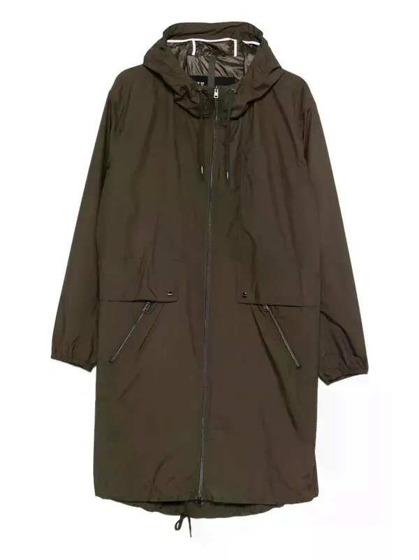 Herno Hooded Long Windbreaker