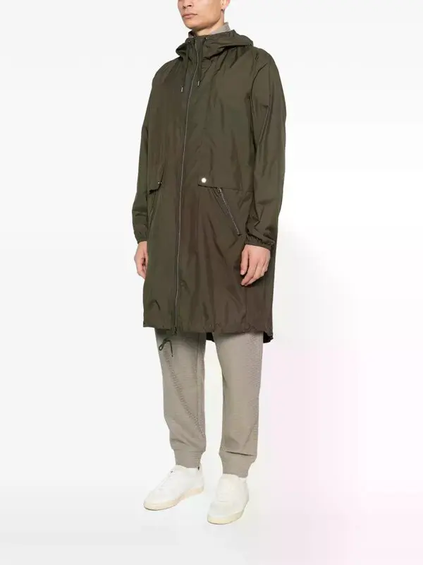 Herno Hooded Long Windbreaker