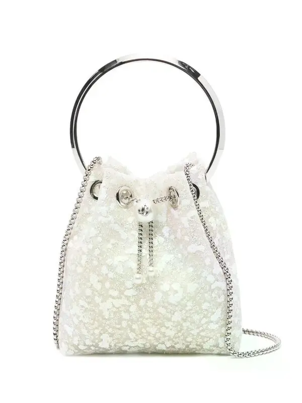 JIMMY CHOO Bon Bon Bucket Bag - Neutrals