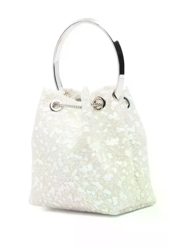 JIMMY CHOO Bon Bon Bucket Bag - Neutrals