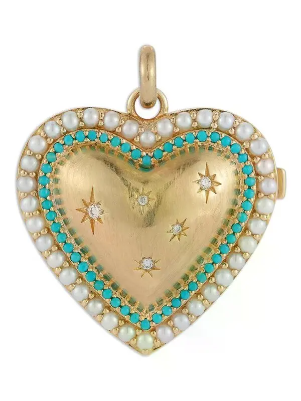 STORROW JEWELRY Laney Locket Pendant - Gold