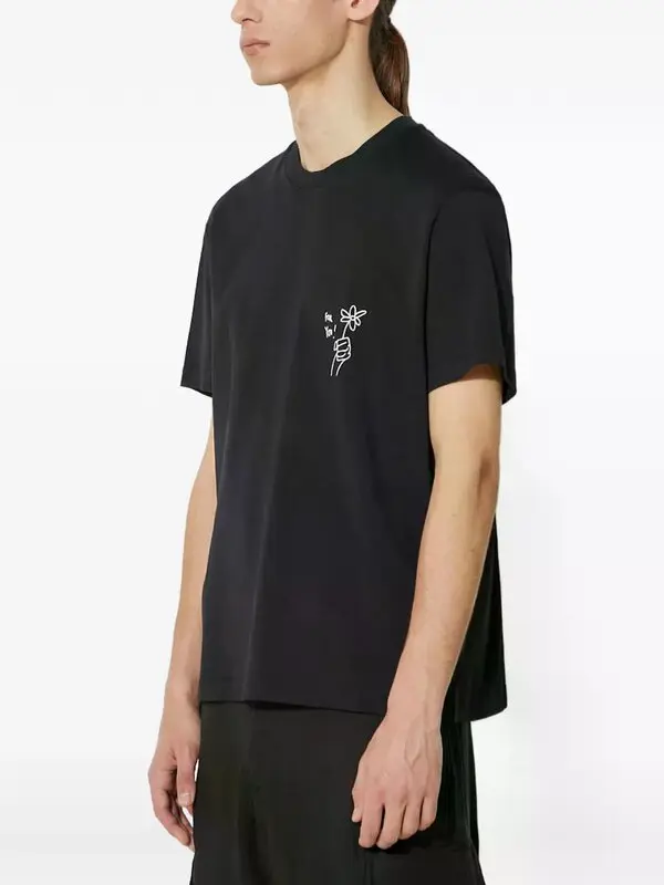 Neil Barrett Floral-print T-shirt
