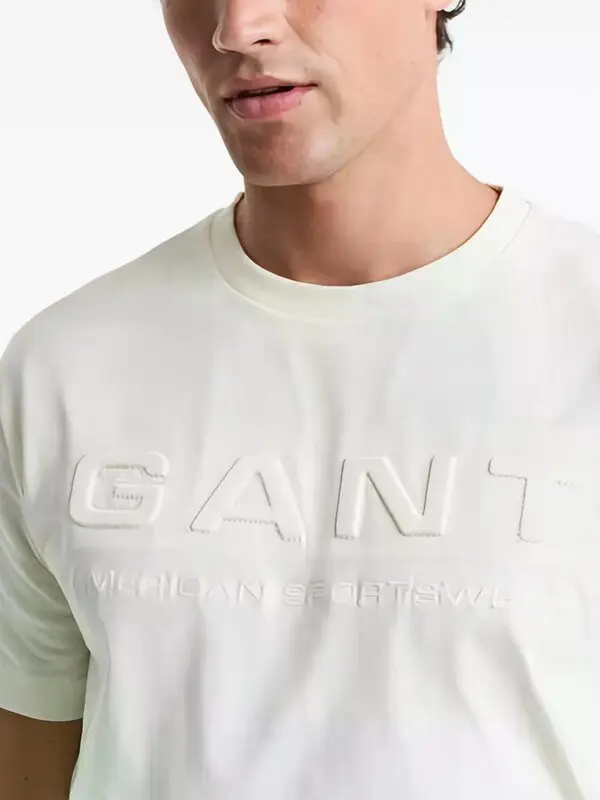 Gant Logo-embossed T-shirt
