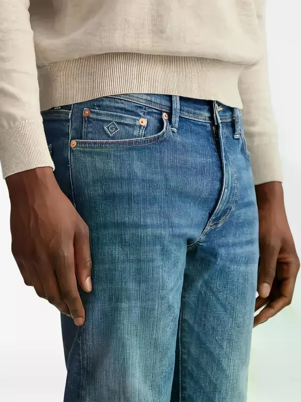 Gant Logo Pocket Straight Leg Jeans