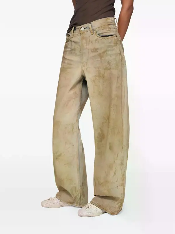 Acne Studios Logo-patch Denim Trousers