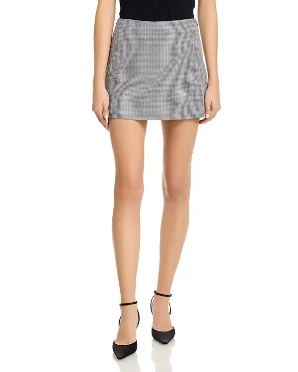 WAYF Melina Houndstooth Skort