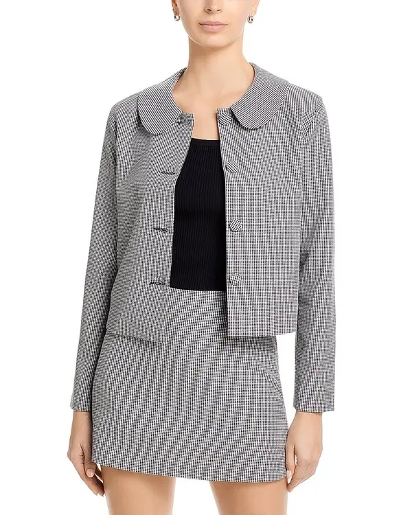 WAYF Melina Houndstooth Jacket