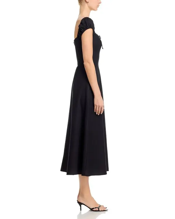 WAYF Carina Cap Sleeve Midi Dress
