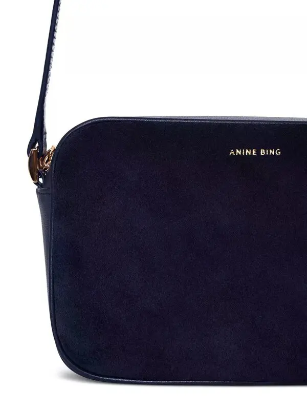 ANINE BING Elly Suede Shoulder Bag