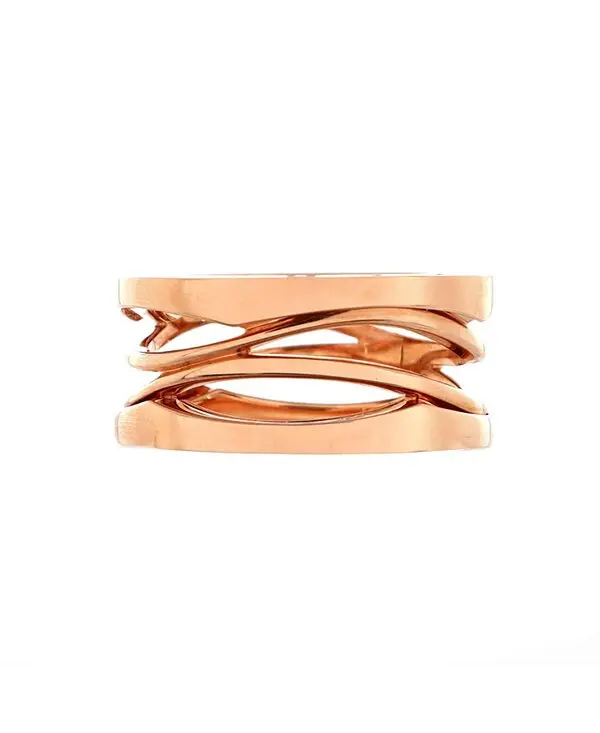 BVLGARI B.zero1 Design Legend Zaha Hadid Three Band Ring - Pink