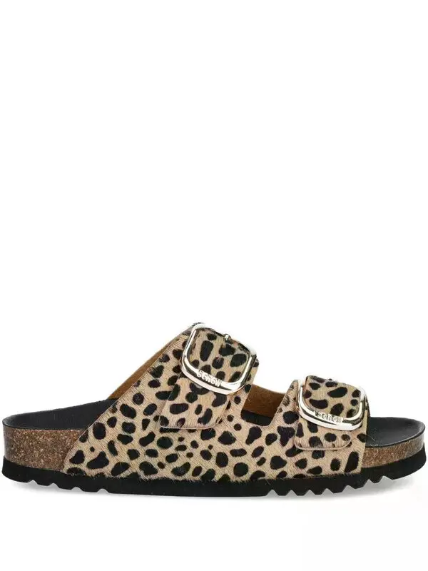 DR. SCHOLL'S SHOES Noelle Leopard-print Slides