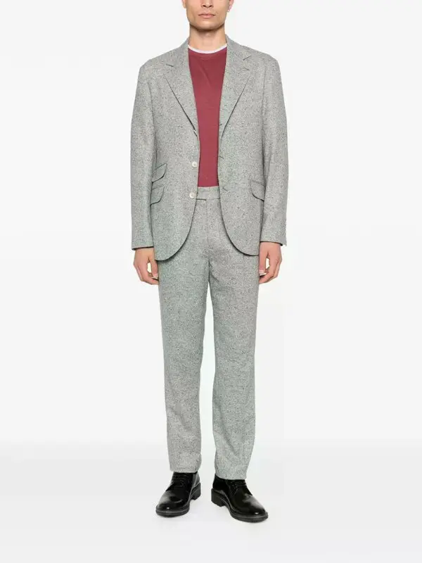 Brunello Cucinelli Mélange-effect Suit