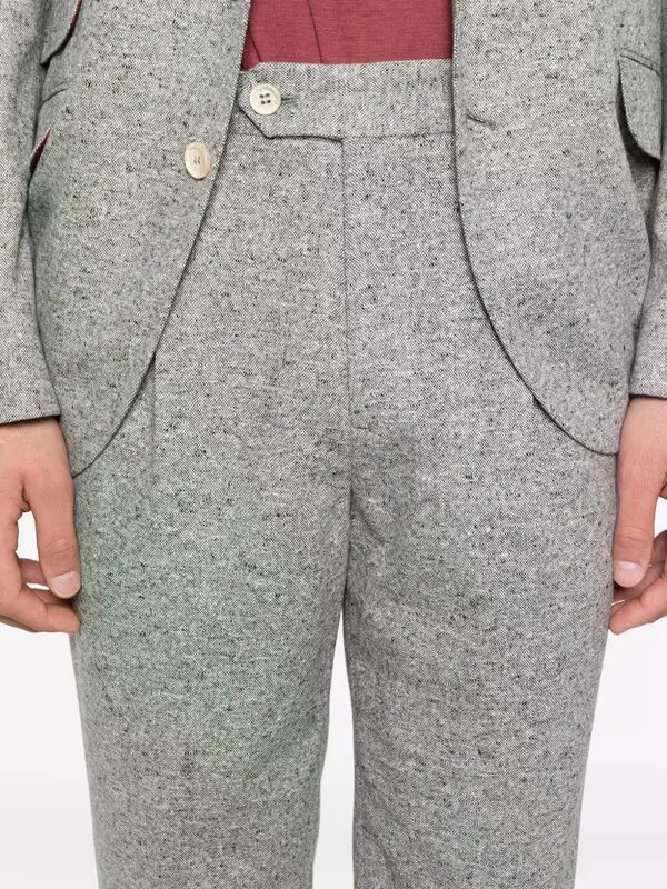 Brunello Cucinelli Mélange-effect Suit