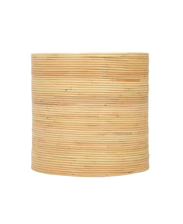 TOV FURNITURE Matea Rattan Cross Side Table