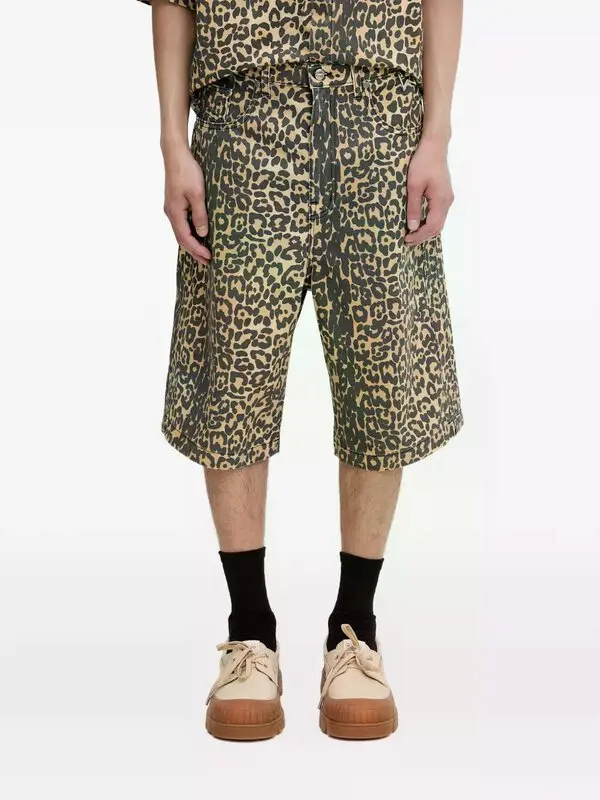 Rhude Leopard-print Shorts