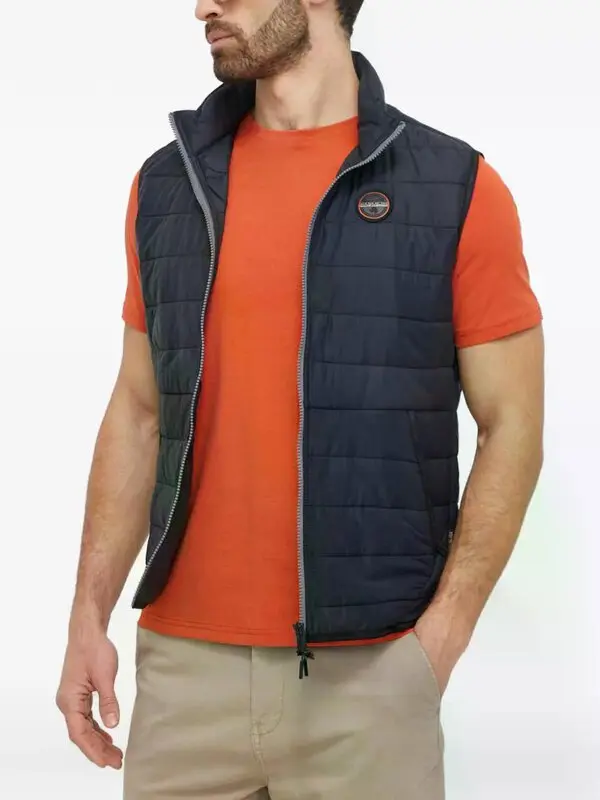 NAPAPIJRI Quilted Gilet With Logo Patch